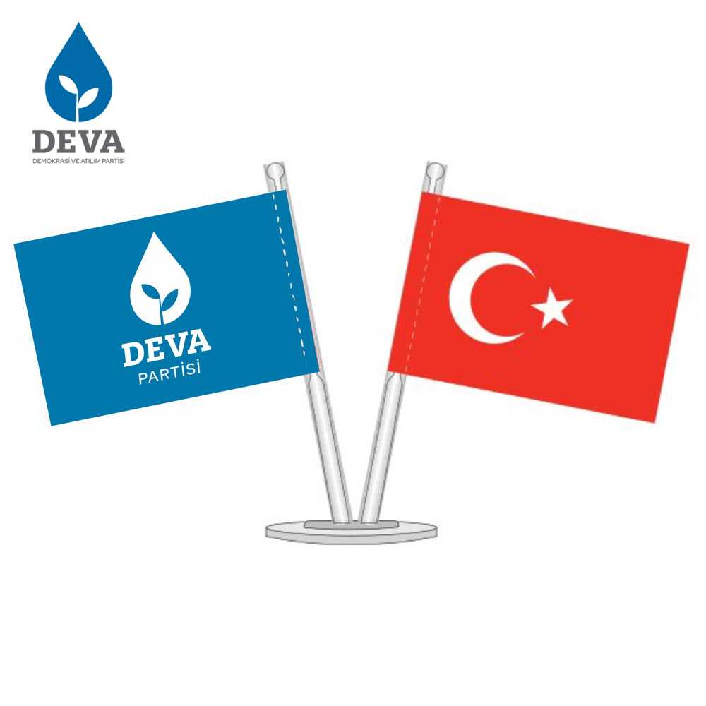 Deva Partisi Masa Bayragi - Fiyatları - Aydın Basım - aydinbasim.com Deva Partisi Masa Bayragi - Fiyatları - Aydın Basım - aydinbasim.com